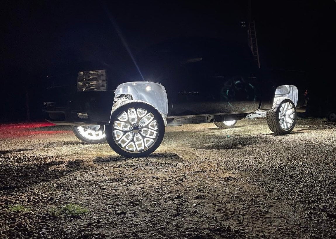 Normal Pure White Wheel Lights | North Georgia Lighting